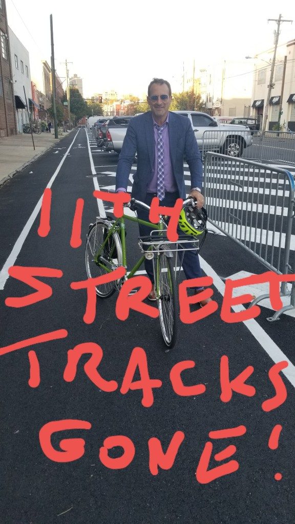 11th Street Trolley Tracks Gone | Stuart Leon Bicycle Crash Law